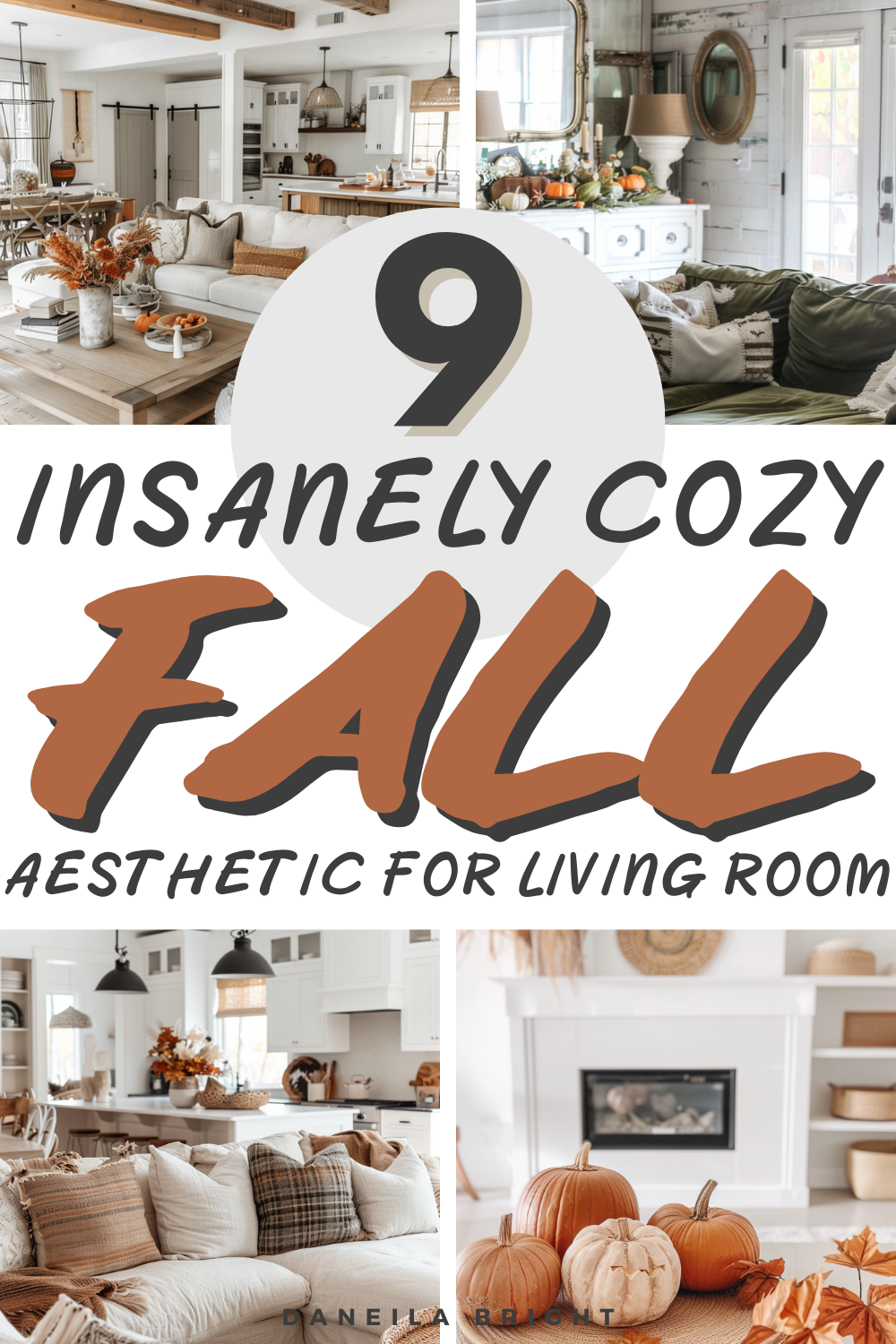 9 Insanely Cute Fall Living Room Decor Pinterest Edition - Daneila Bright