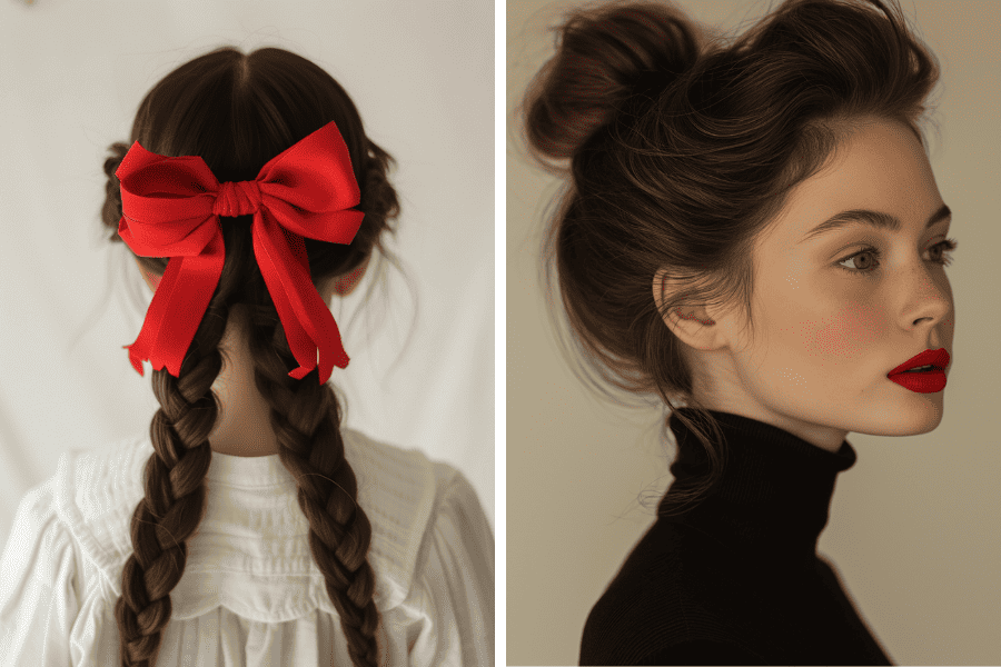 10 Festive Christmas Hair Ideas to Sparkle at Your Holiday Gatherings ...