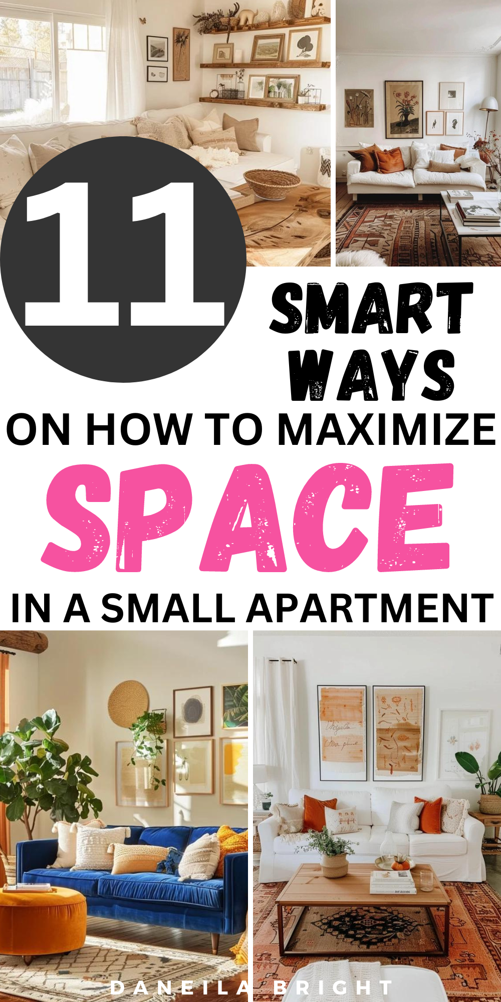 How to maximize space in a small apartment - Daneila Bright