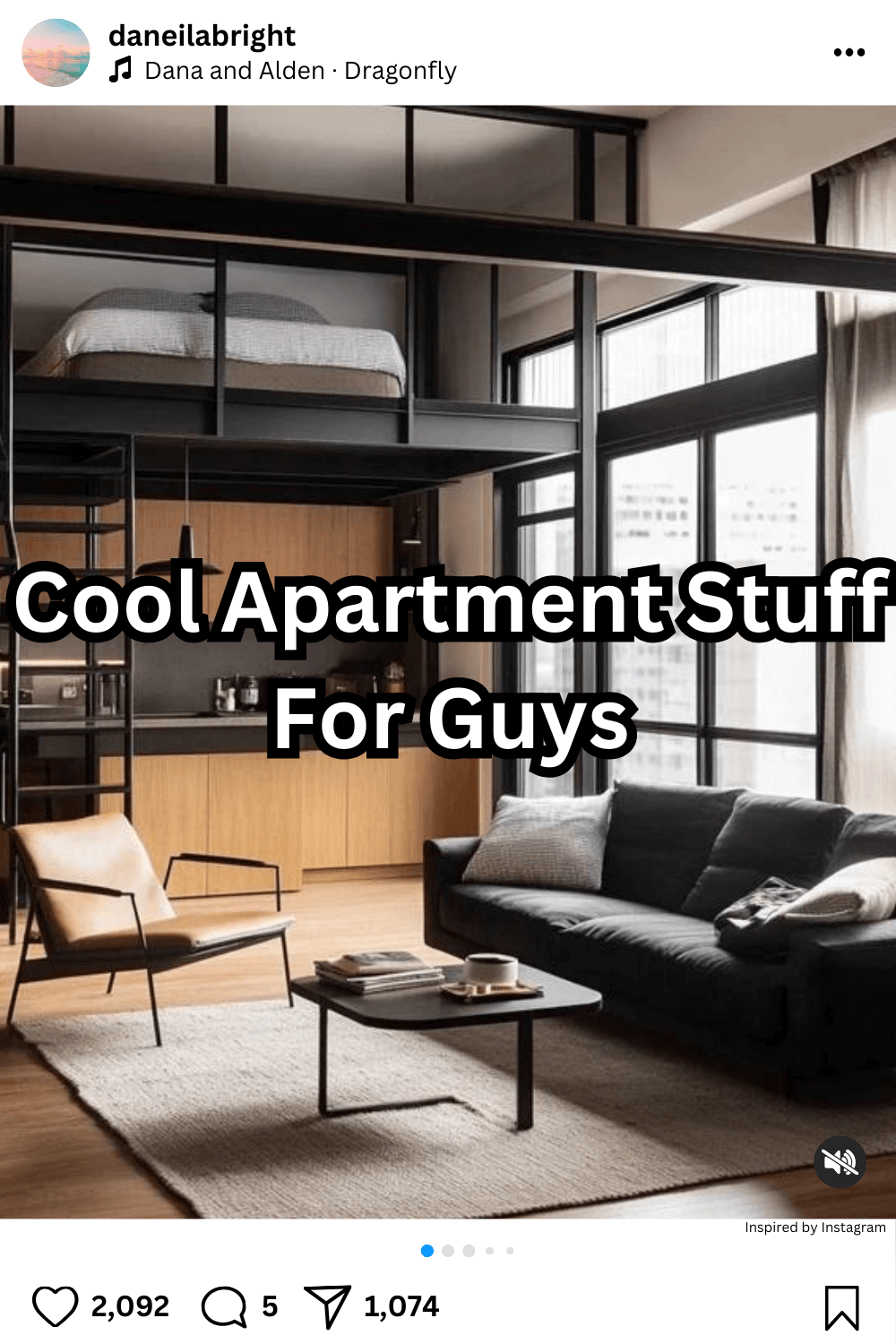 Cool apartment stuff for guys - Daneila Bright