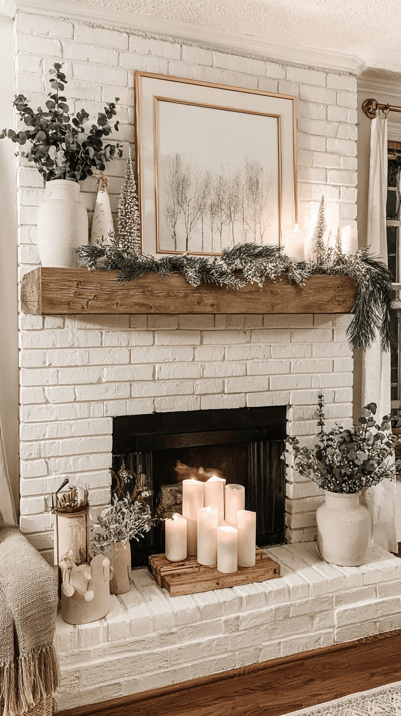 23 Winter Mantle Decor After Christmas Ideas That Feel Calm and Cozy ...